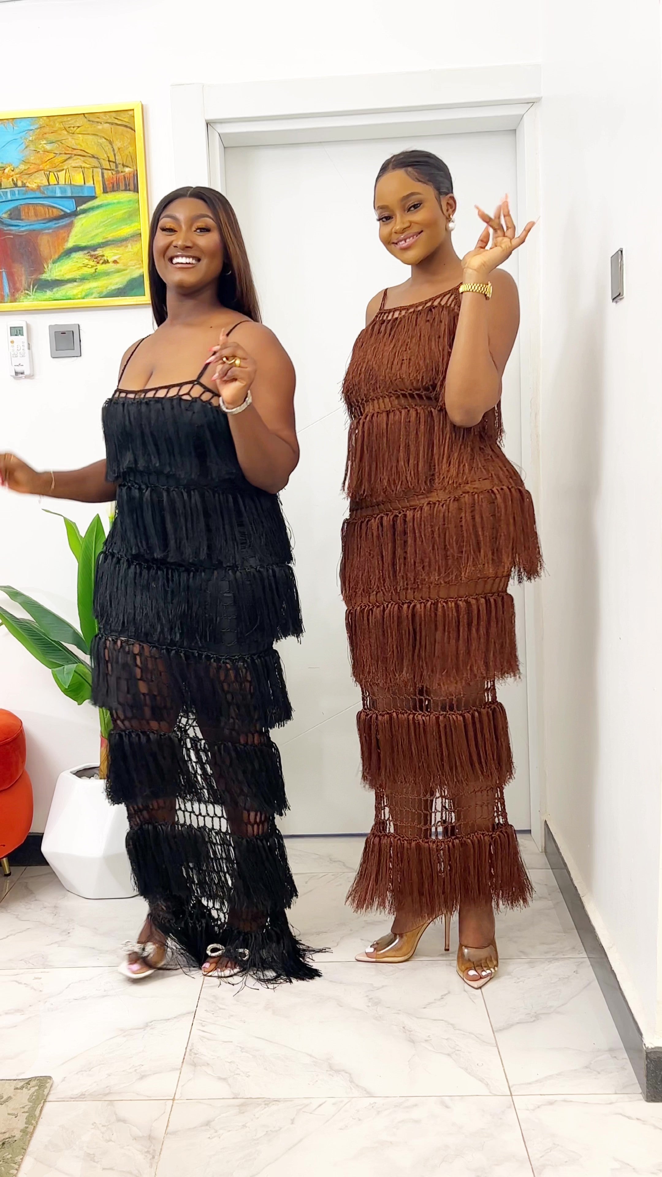 Take Me To Mama Fringe Dress – Getfit NG